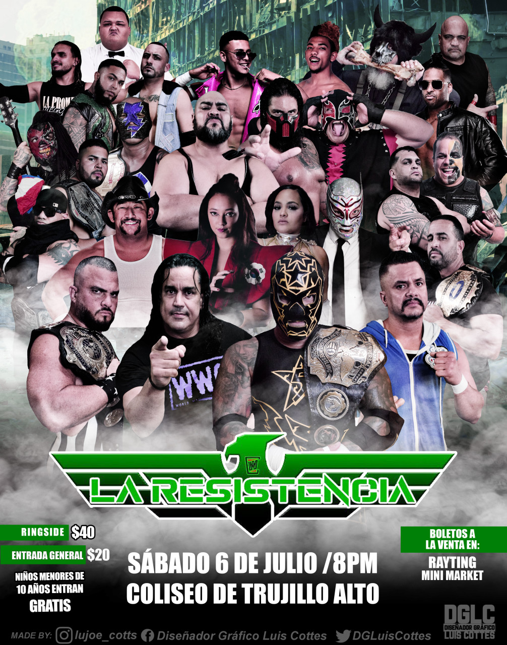Jimmy Wang Yang, Jazzy Yang, Terry Yaki y Tony Leyenda invaden WWC para ...